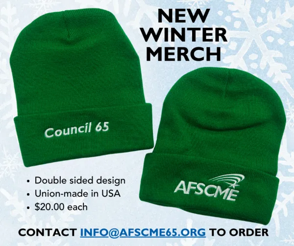 New Winter Merch Sale | AFSCME Council 65